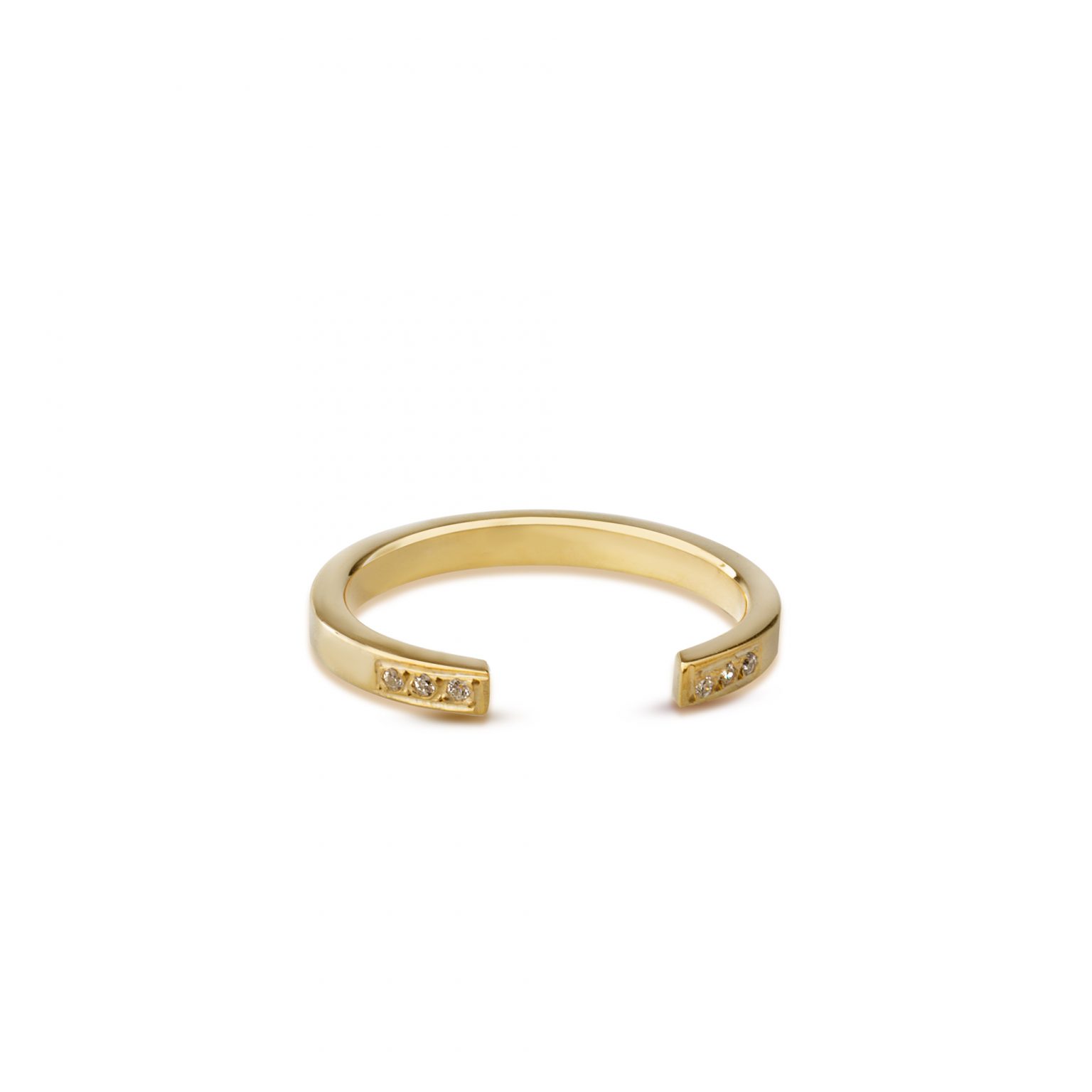 Minimal Sparkle Ring - Gold